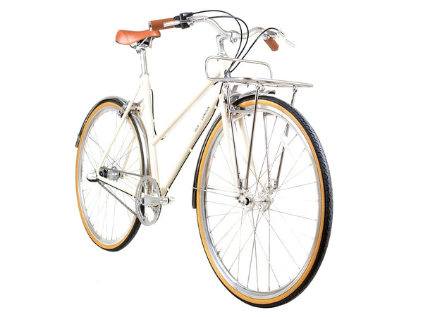 BLB Butterfly 3-speed Town Bike - Natural Beige *NEW BIKE* – Damsko